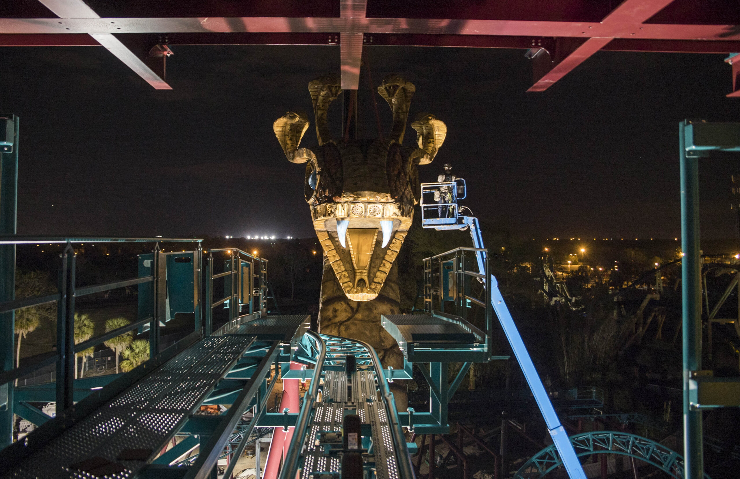 Cobra’s Curse Coils Up, Installs Highest Points of Ride - CoasterMedia.net